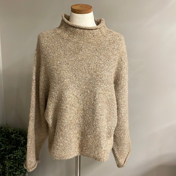 William Rast | Sweaters | William Rast Tan Chunky Wool Blend Sweater ...